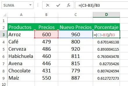 Formula Para Calcular Porcentaje En Excel Hot Sex Picture Hot Sex Picture