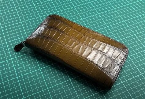 Выкройка кожаный кошелек зиппер лонгер