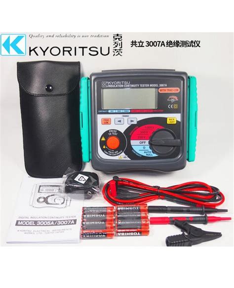 Kyoritsu Digital Insulation Continuity Tester Megger 3007a