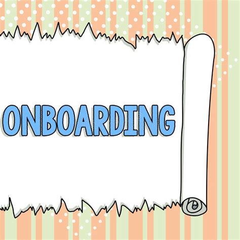 writing displaying text onboarding business approach action process of