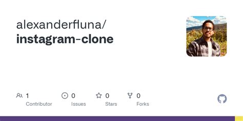 Github Alexanderflunainstagram Clone