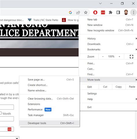 Web Scraping Police Data Using Selenium And Python Andrew Wheeler