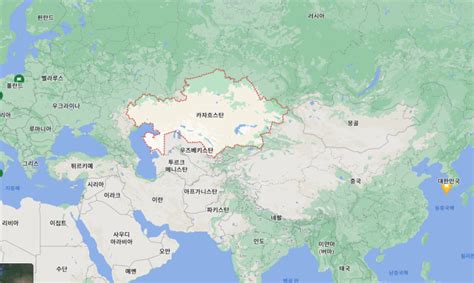 카자흐스탄 지도 국기 언어 카자흐어 기본 인사말 네이버 블로그
