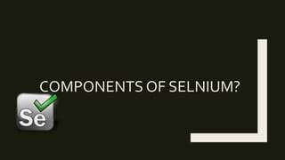 Demystifying Selenium Framework PPT