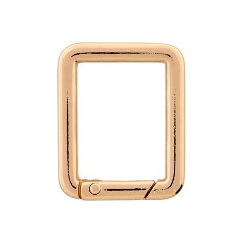Snap Hook Square 25mm Gold 0084 Gold Coloured 35 Mm X 28 Mm