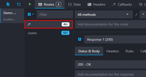 Define Global Routes With Reusable Responses And Rules