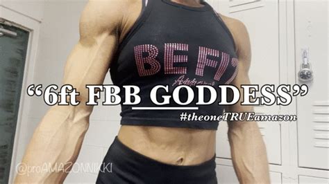Gorgeous FBB Amazon Showing Off Her Post Show Tan And Sick Vascularity OMG Her Veins Amazon