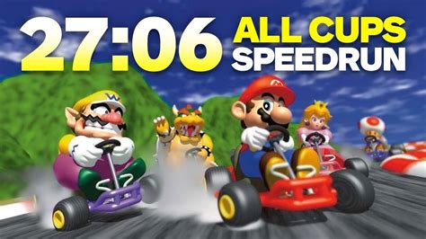 Mario Kart 64 All 150cc Cups Finished In 27 Minutes Speedrun Youtube