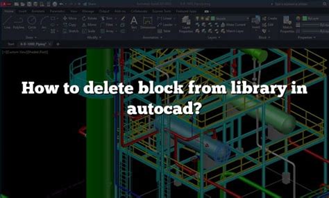 How To Delete Block From Library In Autocad
