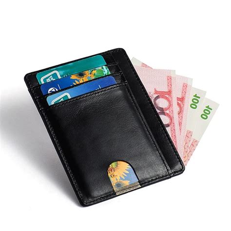Porte Monnaie Minimaliste Portefeuille Mince Titulaire De Crédit Eur 7