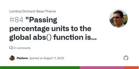 Passing Percentage Units To The Global Abs Function Is Deprecated Error Osoe 669 · Issue