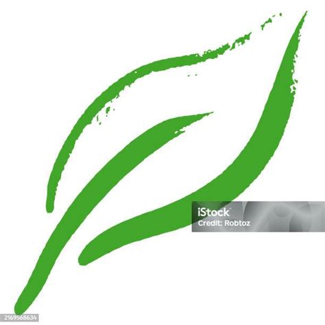 양식화 된 잎 종이에 브러시로 만든 벡터 일러스트 레이 션 0명에 대한 스톡 벡터 아트 및 기타 이미지 0명 개념 기호 계절 Istock