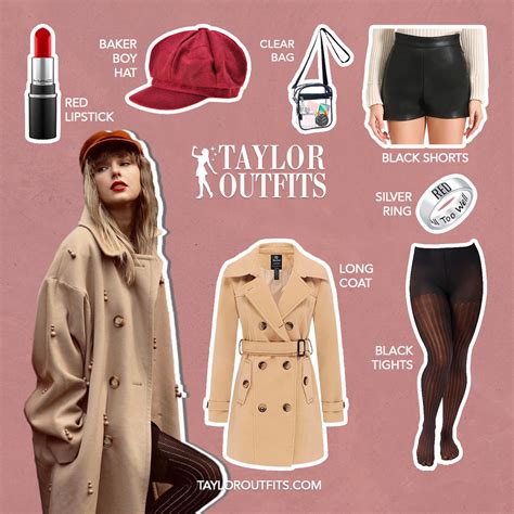 Taylor Swifts Red Outfits Dressing For The Eras Tour