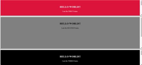 Frame Html W3schools