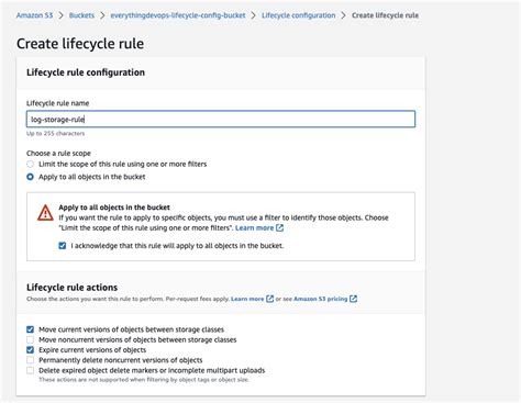 Optimize Aws Storage Costs With S3 Lifecycle Configurations