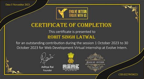 Rohit Latwal On Linkedin Connections Internship Internship2023 Webdevelopment Certificate