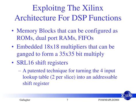 Ppt Accelerating Dsp Algorithms Using Fpgas Powerpoint Presentation