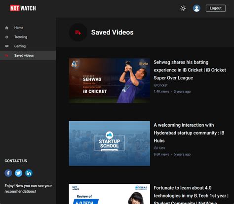 Github Koushik00 Technxtwatch Ccbp Assignment 7 Nxtwatch Assignment 7 Ccbp React Js