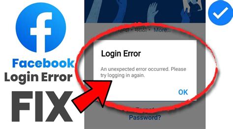 How To Fix Facebook Login Error