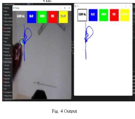 Figure 4 From Hand Gesture Controlled Whiteboard Using Opencv Semantic Scholar