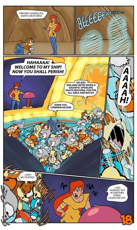 Tails Adventure Page Adventures Of Sonic The Hedgehog The Stories Continue Comic Fury