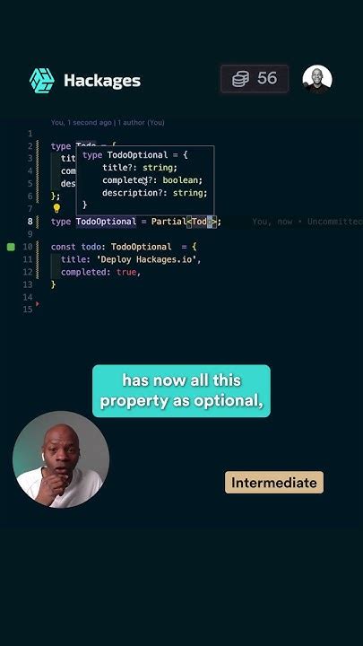 Composing Types In Typescript Using Pick And Partial Shorts Youtube