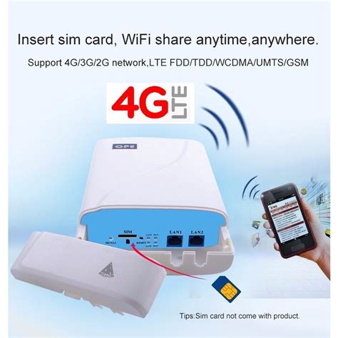 4g Outdoor Router 300mbps Ip67 High Gain Antennas สำหรับพื้นที่ห่างไกล 4g 3g เครือข่าย Shopee