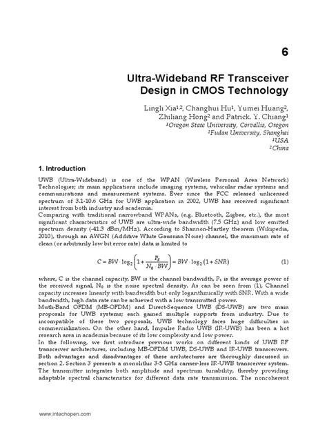 Cmos Wireless Transceiver Design At Janita Huang Blog