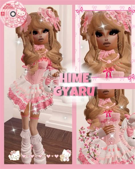 Dti Hime Gyaru In Gyaru Hime Gyaru Dress To Impress