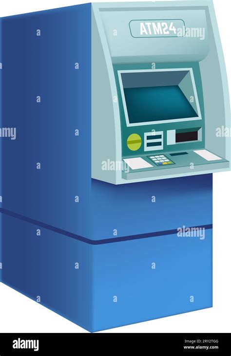 Bank Teller Computer Stock Vector Images Alamy