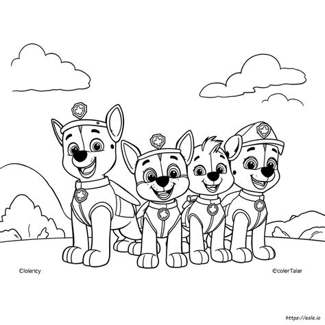 Dibujos Para Colorear De Paw Patrol Imprimibles Gratis