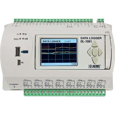 AEMC Eight Channel Analog Digital Data Logger Cole Parmer