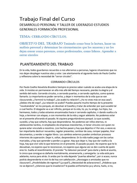 Proyecto Final De Desarrollo Senati Pdf Relaciones Personales Crianza Y Desarrollo Personal