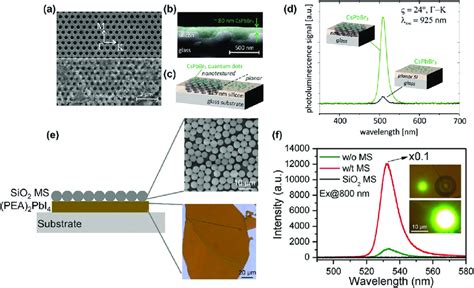 A Sem Image Of The Silicon Nanohole Array Layer Thickness 115 Nm