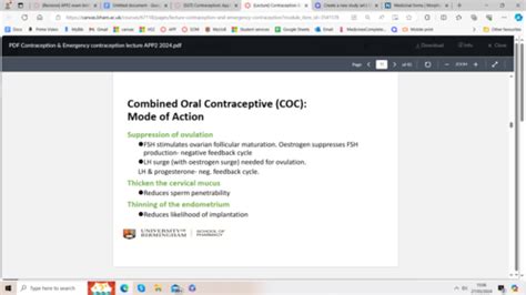 Contraception Flashcards Quizlet