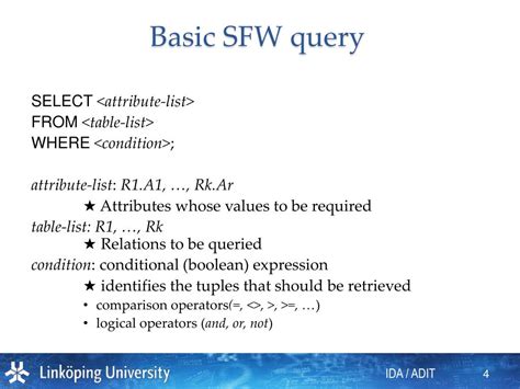 ppt databasteknik databaser och bioinformatik sql powerpoint