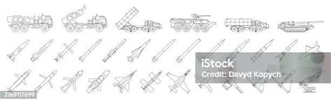 선 스타일의 전쟁 웹 아이콘입니다 군대 전투 충돌 군사 미사일 난민 폭탄 탱크 수집 벡터 일러스트 레이 션 10eps 레이더에 대한 스톡 벡터 아트 및 기타 이미지 Istock