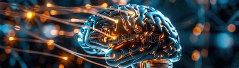 Human Augmentation Neural Implant Stock Illustration Illustration Of