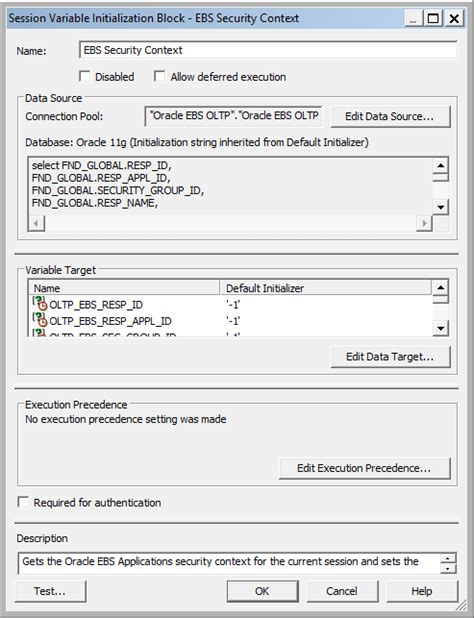 Obiee12c Integration With Oracle Ebs Security