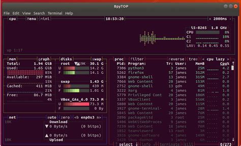 Bpytop Monitoring For Linux And Freebsd Resources