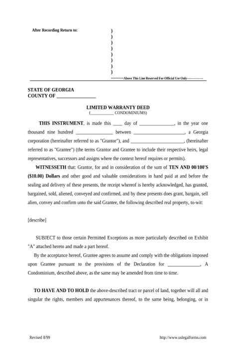 Synchronize Limited Warranty Deed Google Sheet Two Way Binding