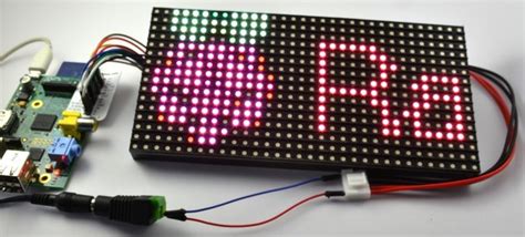 overview connecting a 16x32 rgb led matrix panel to a raspberry pi adafruit learning system