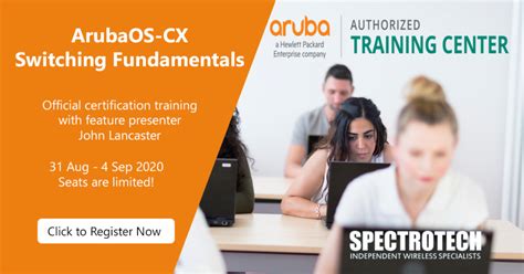 Configuring Aruba Os Cx Course Australia Spectrotech