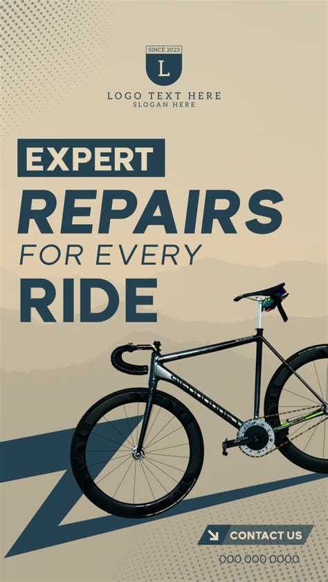 Bicycle Repair Lightning Instagram Story Brandcrowd Instagram Story Maker
