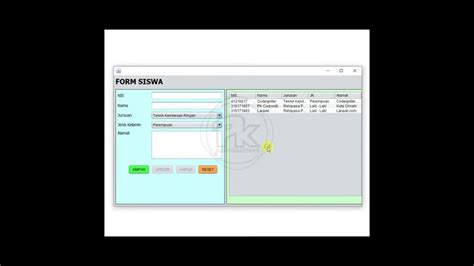 Demo Membuat Crud Sederhana Java Netbeans Mysql Plokoding Shorts Youtube