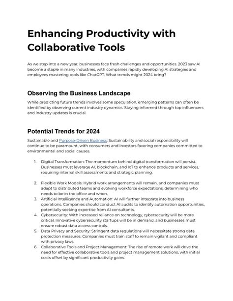 Ppt Enhancing Productivity With Collaborative Tools Powerpoint Presentation Id 13300075