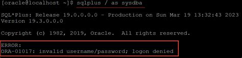 ORA Invalid Username Password Logon Denied Ahmed AbdelFattah Blog