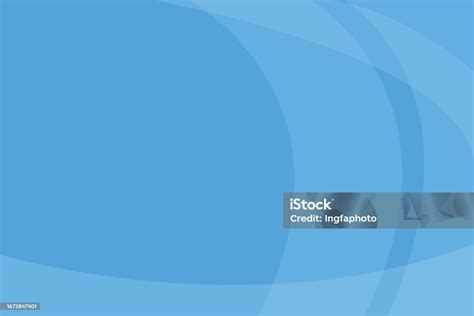 빈 공간이 있는 파란색 프레젠테이션 템플릿입니다 상단과 하단에 흰색 리본 모양 0명에 대한 스톡 벡터 아트 및 기타 이미지 0명 3차원 형태 개념 Istock