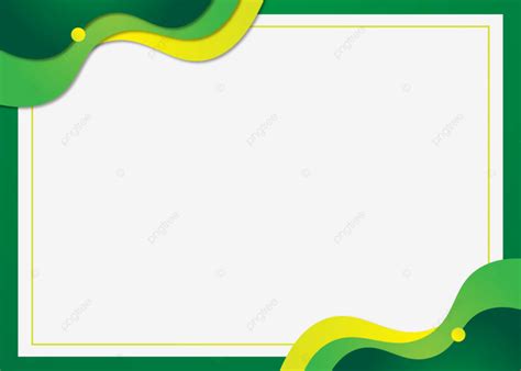 Simple Elegant Green Certificate Border Design Vector Certificate Certificate Border Borders