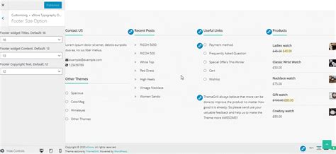 How To Change The Footer Font Size EStore Documentation